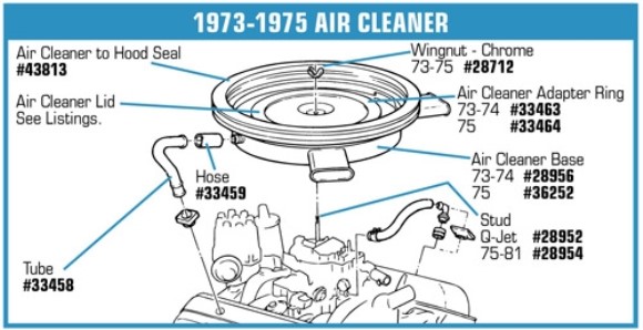 Air Cleaner Hood Seal Adapter Ring. 73-74 | Shop Air Cleaner and Air ...